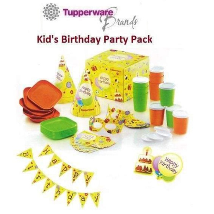 Tupperware Brands Kids Birthday Party Pack (Loose) | Shopee Malaysia