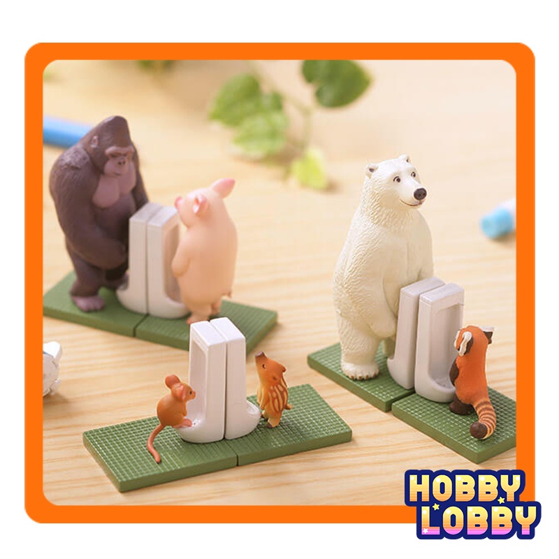 Kaiyodo - Capsule Q Museum - Kunio Sato's Animals - Bathroom in Groups ...