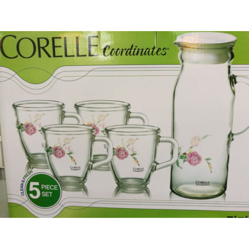 CORELLE WATER SET 5PCS | Shopee Malaysia