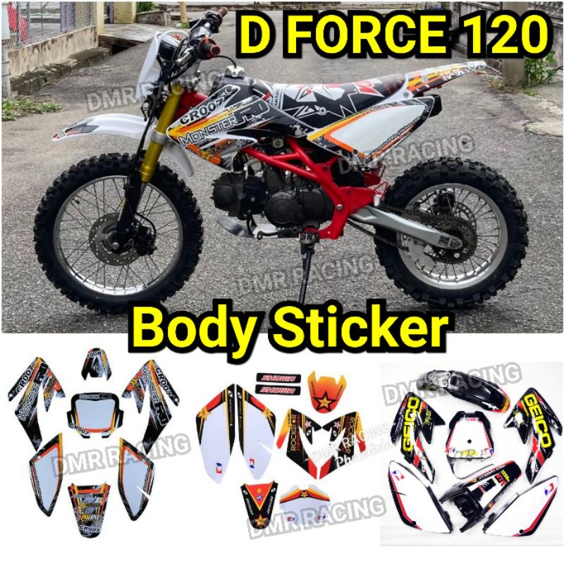 [READY STOCK] DEMAK D FORCE 120 Body Sticker - Waterproof (DFORCE120 ...