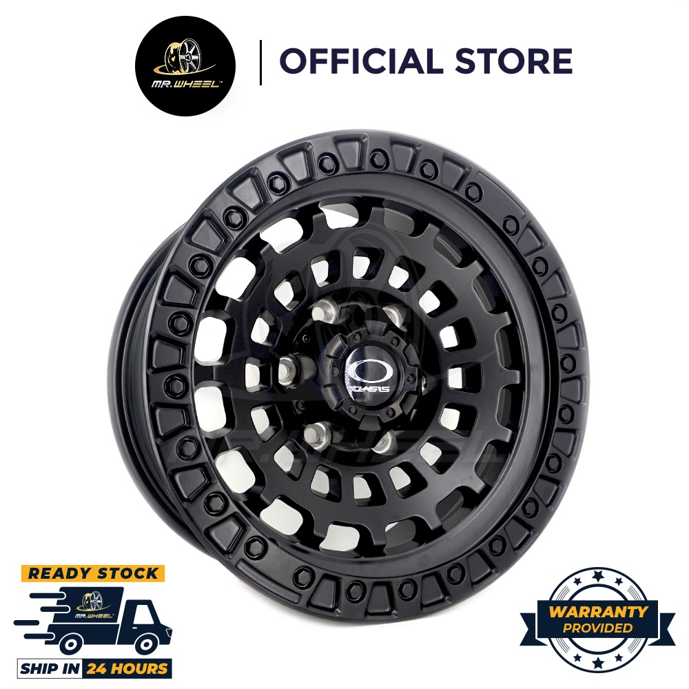 New Sport Rim OASIS DARK-BB 16x8 6x139.7 ET0 16 inch Mr Wheel 4x4 rim ...