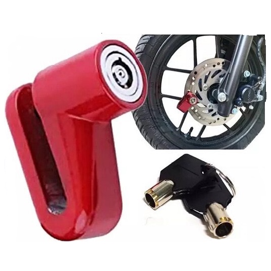MKR Anti-Theft Motorcycle Lock Motorbike Lock Disc Brake Lock Grip ...