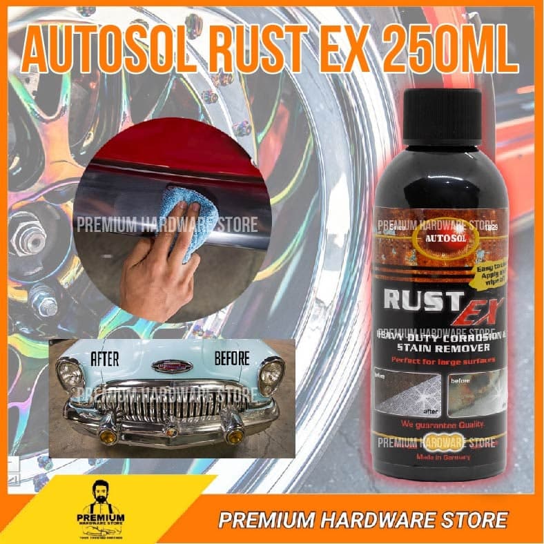 Autosol Rust Ex 250ml ( Heavy duty corrosion & stain remover ) | Shopee ...