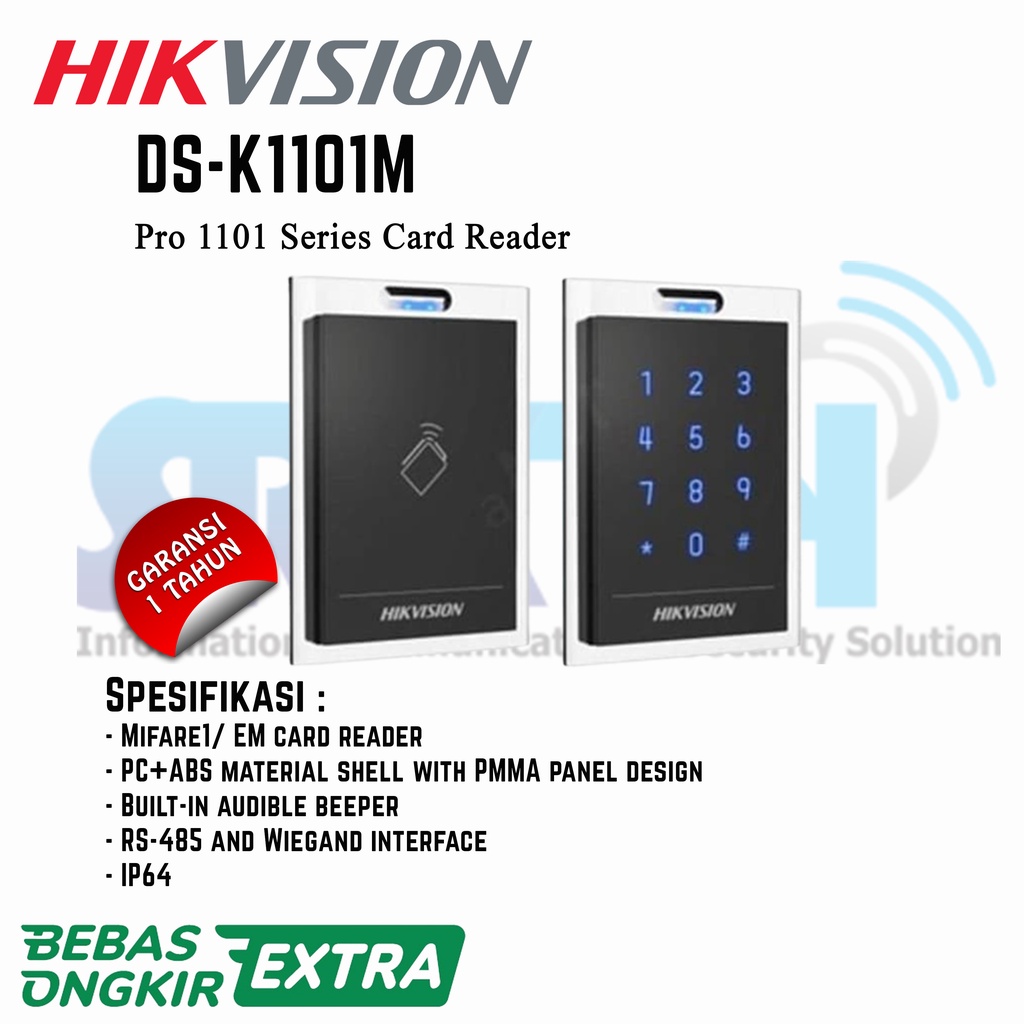 Hikvision DS-K1101M Mifare Card Reader | Shopee Malaysia