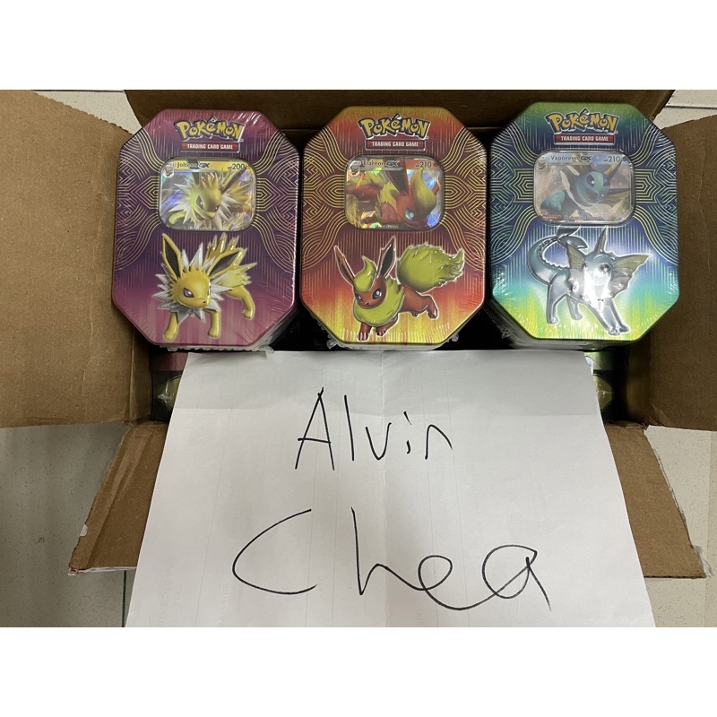 Pokémon TCG: Elemental Power Tin (3 tins) | Shopee Malaysia