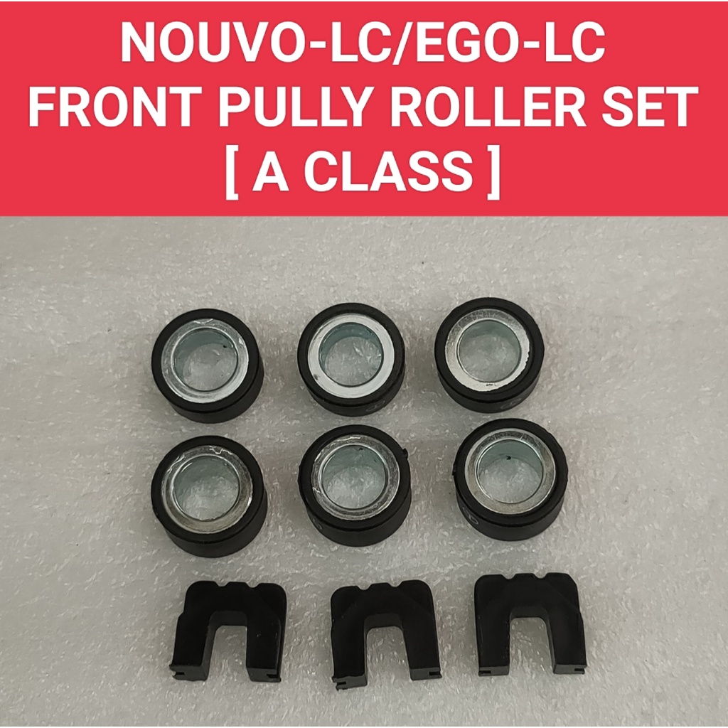 EGO LC/NOUVO LC ( A CLASS ) FRONT PULLY ROLLER SET/CLUTCH ROLLER SET ...