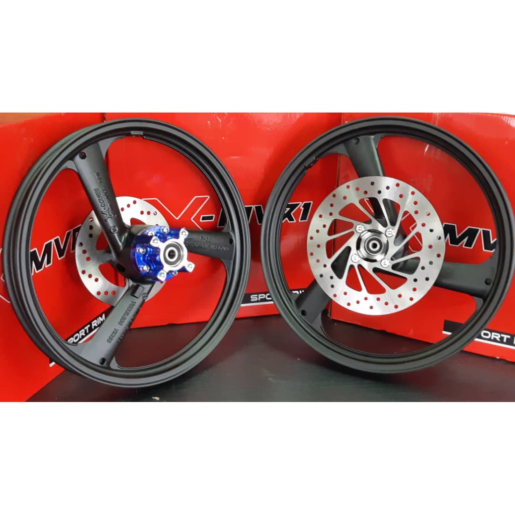 SPORT RIM MVR1 Y15ZR 4 HOLES WITH DISC,BUSH AND BEARING(ORIGINAL) | Shopee Malaysia