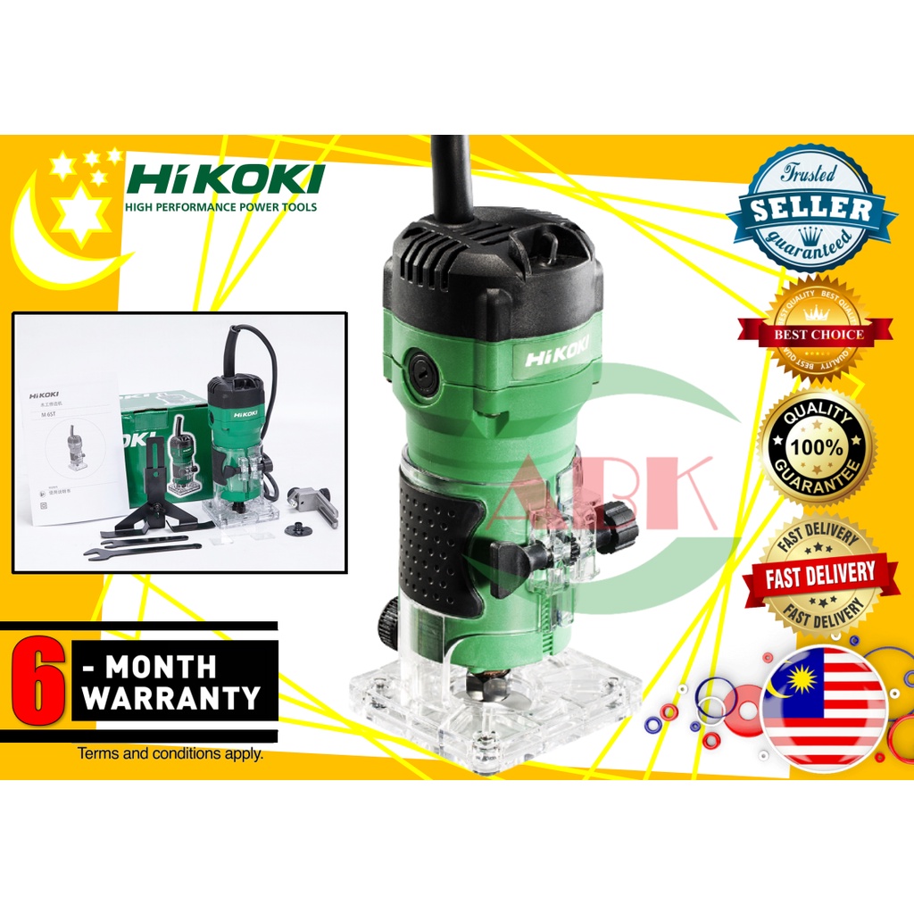 [HEAVY DUTY] HITACHI / HIKOKI 1/4" M6ST TRIMMER ROUTER | Shopee Malaysia