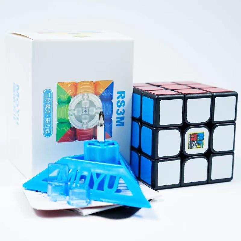 Moyu RS3M 2020 Magnetic Magic Cube Meilong Magnetic Rubik's Cube Qiyi Magic Cube Professional ...