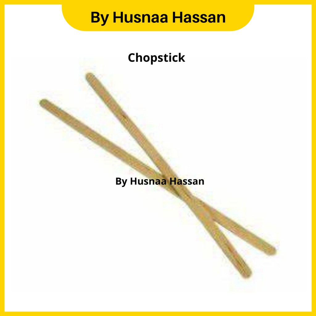 Bamboo Chopstick (1 pair) Untuk Makan Ramen Samyang Mee Ramen Topokki ...