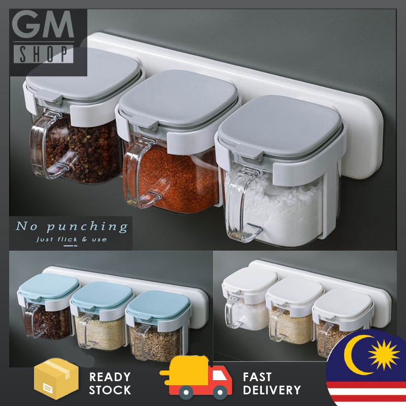 GMSHOP Multifunctional Transparent Kitchen Drawer Style Condiment Box ...