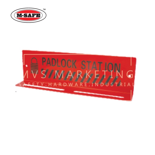 M-SAFE SAFETY PADLOCK STATION LOCKOUT / LOCKOUT TAGOUT LOTO SAFETY ...