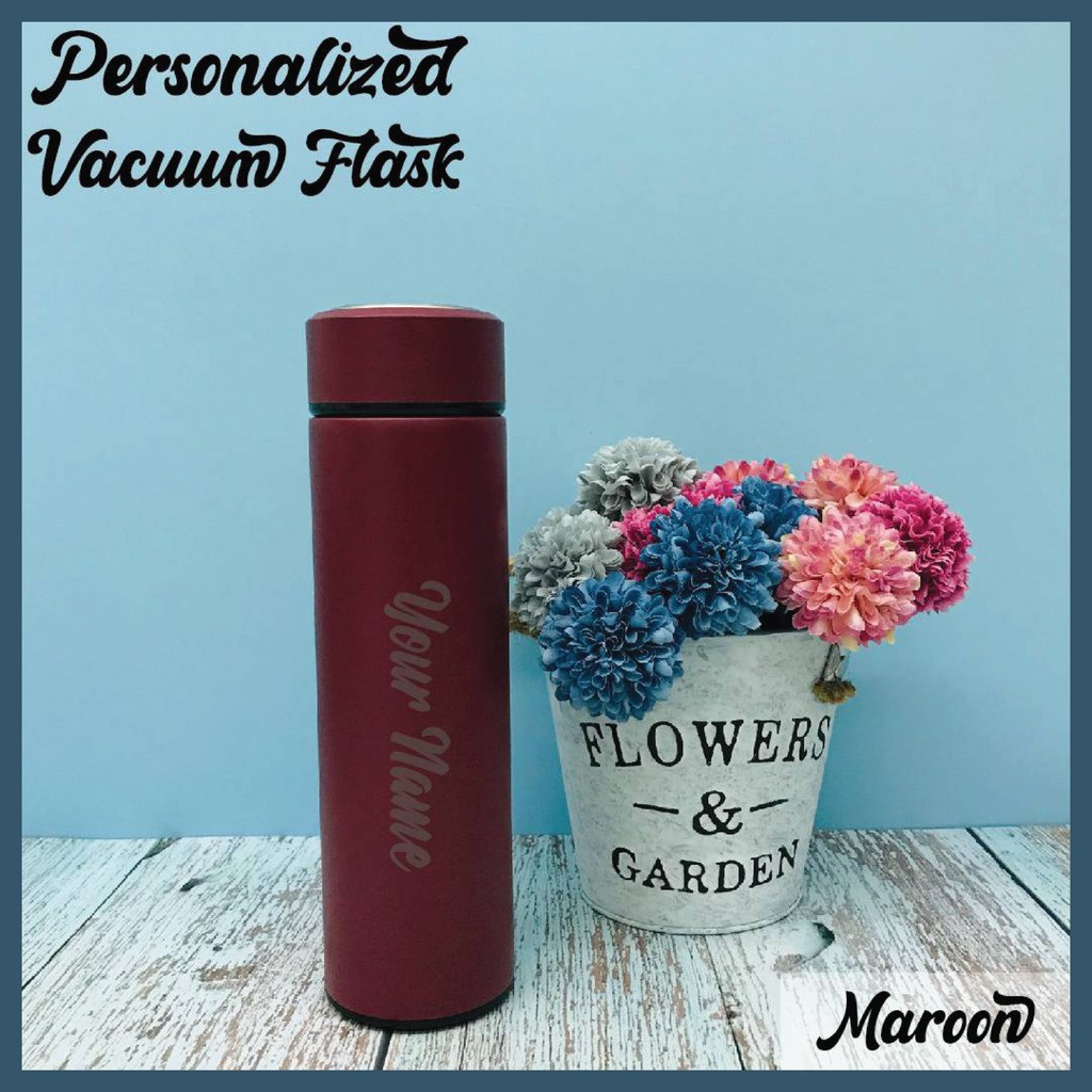 Vendstore Personalised Customized Gift Vacuum Flask Thermos Flask 500ml ...