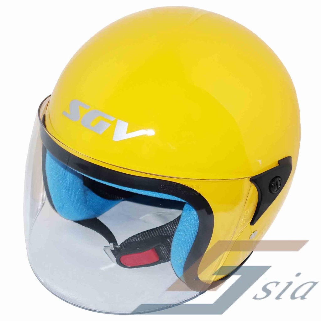 SGV Kids Visorex Motorcycle Helmet (Yellow) | Shopee Malaysia