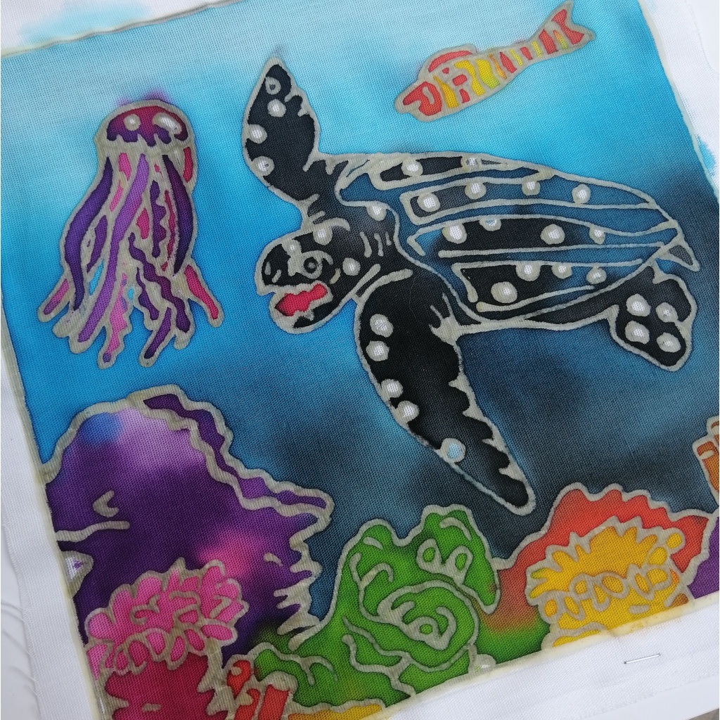 Turtle Batik Painting Nature Creative Arts Children Adult DIY ...