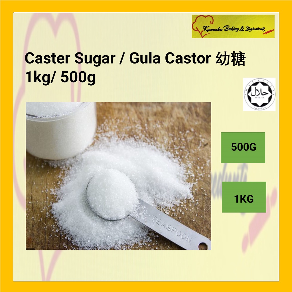 Caster Sugar / Gula Castor 幼糖 1kg/ 500g | Shopee Malaysia