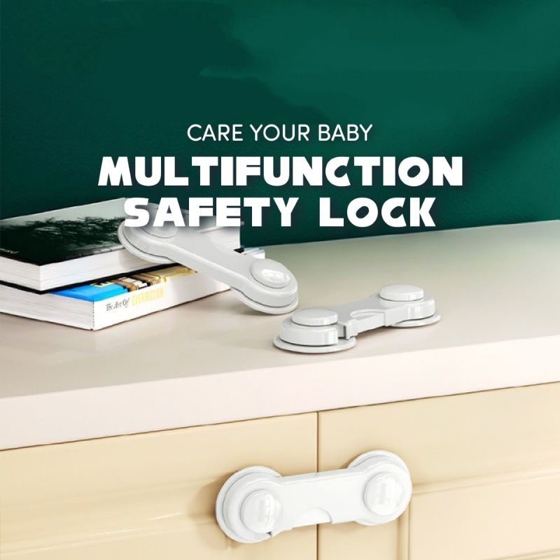 Multifunctional safety lock baby drawer lock 宝宝锁多功能安全锁 Kunci ...