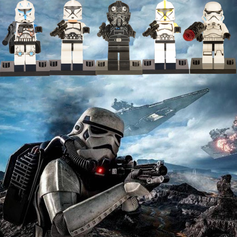 Clone Trooper Starwars Compatible with Leging Minifigures The Rise of ...