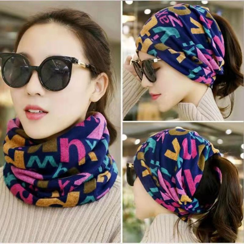 🇲🇾Neck Multifunctional Head Cover Neck Support Hat Mask Scarf🇲🇾 ...