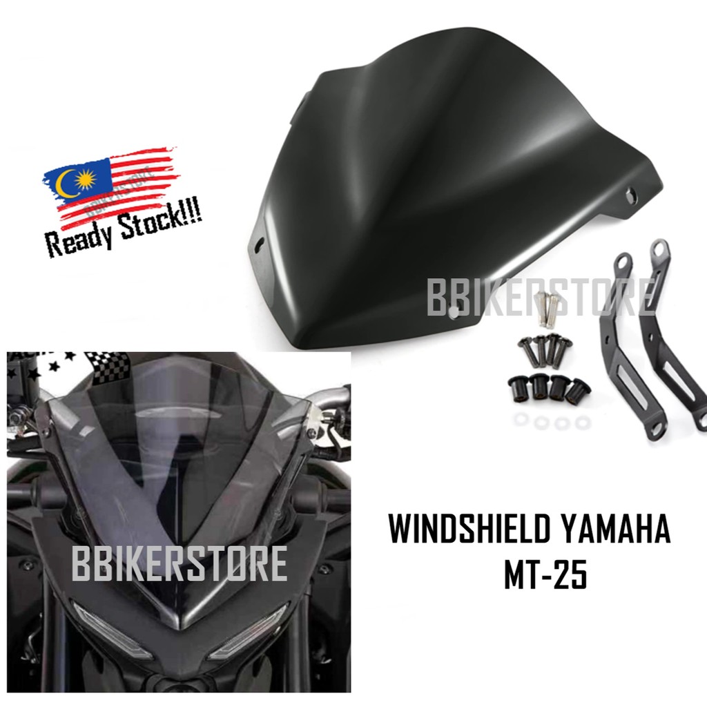 Windshield Yamaha MT25 MT03 2020 2021 Motorcycle Windshield Windscreen ...