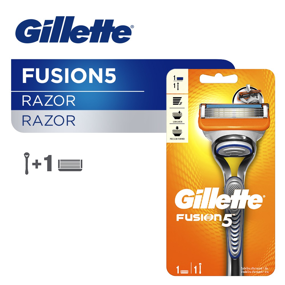 Gillette Fusion Fusion5 Razor ( 1 Razor + 1 Blade ) | Shopee Malaysia
