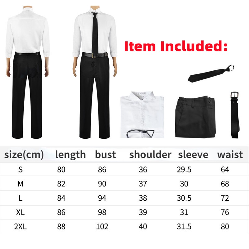 Anime Chainsaw Man Part 2 Denji Cosplay Costume Makima Devil Pochita ...