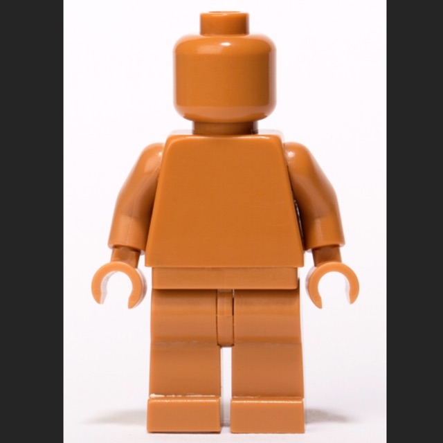 Lego minifigure medium dark flesh monochrome | Shopee Malaysia