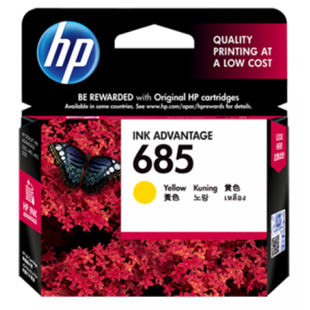 HP 685 Yellow Ink Cartridge (CZ124AA) | Shopee Malaysia