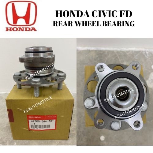 ORIGINAL(JAPAN NTN) REAR HUB WHEEL BAERING HONDA CIVIC FD 1.8cc/2.0cc ...