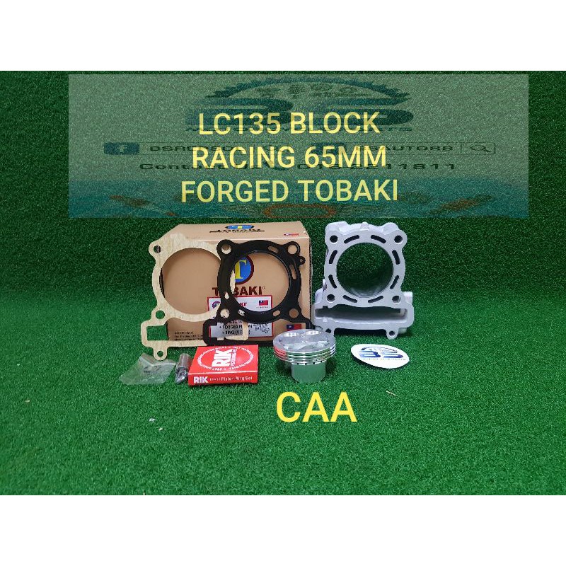 YAMAHA LC135 Block Racing 65mm Forged Tobaki | Shopee Malaysia