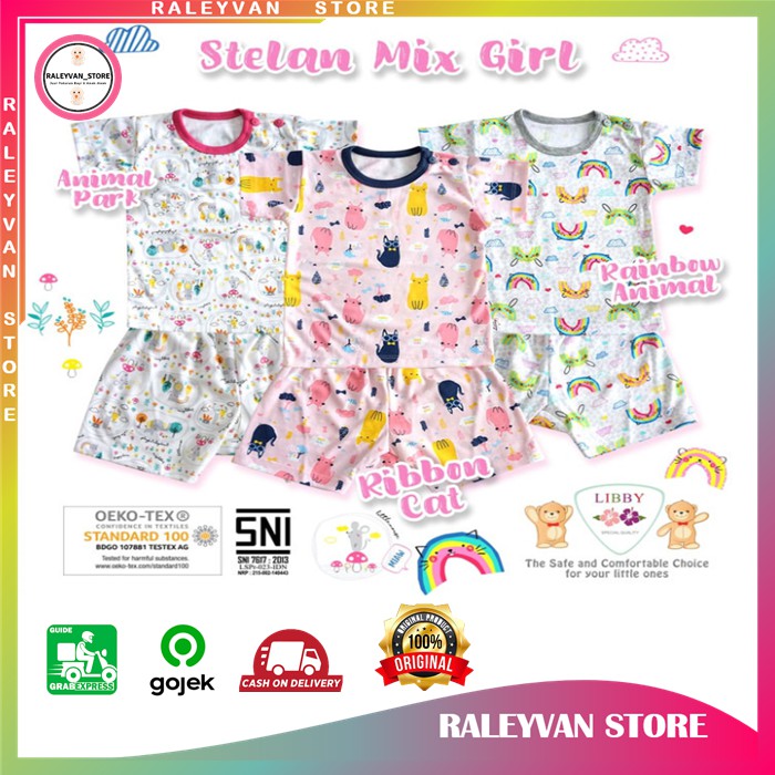 Libby Baby Short Suit Pajama Oblong And Children's Shorts 6-8 Kg Size M ...