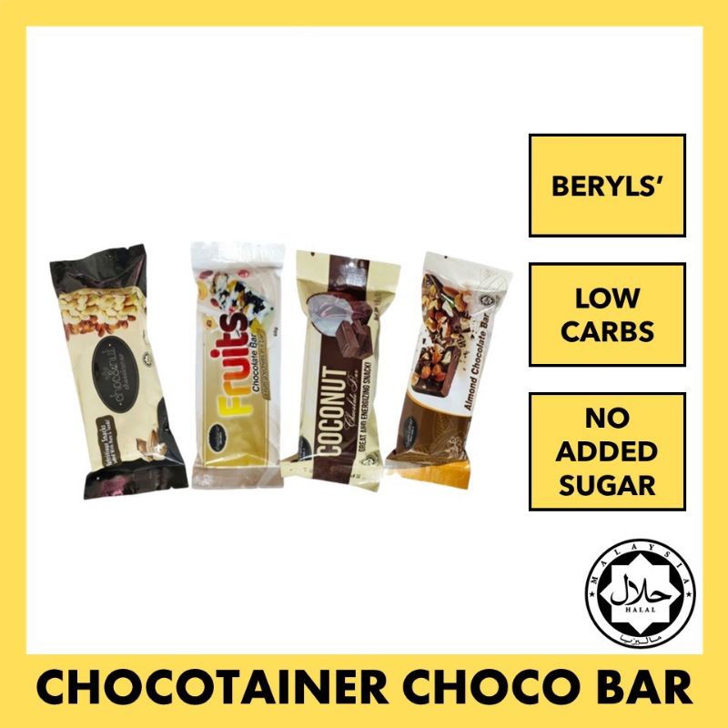 CHOCOTAINER CHOCOLATE BAR (MUSLIM PRODUCK) | Shopee Malaysia
