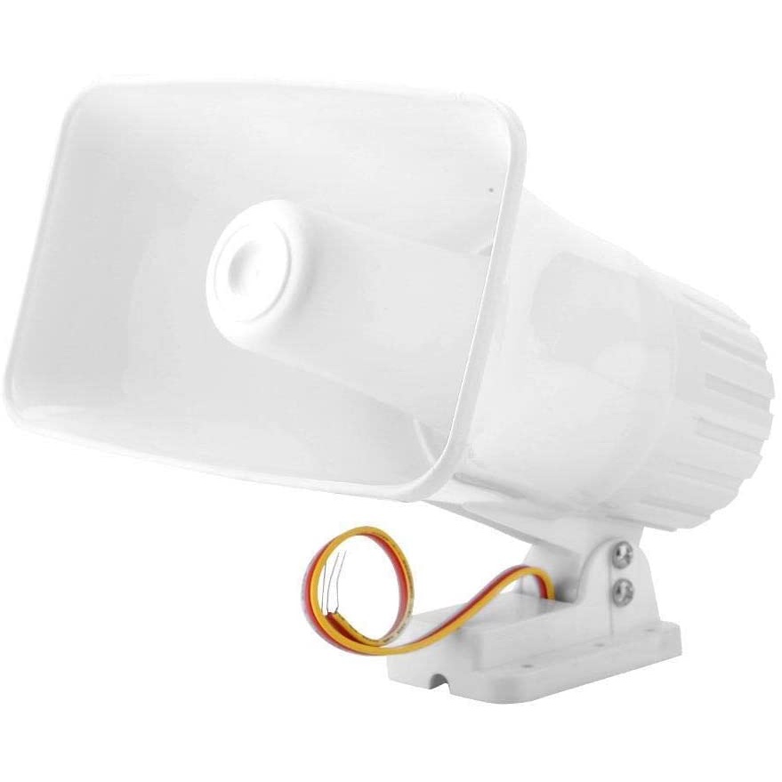 Alarm Siren, Electronic Alarm Siren Horn 150dB Indoor/Outdoor Security ...
