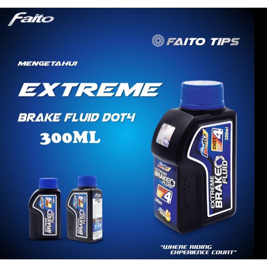 FAITO EXTREME BRAKE FLUID BRAKE OIL MINYAK BRAKE DOT 4 [ 250ML & 300ML ...