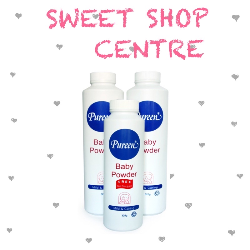 PUREEN PWD 2x525G-POWDER 325G BEDAK BABY BEDAK POWDER BEDAK KANAK-KANAK ...