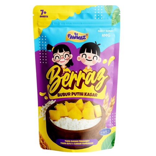 BUBUR BABY PURI BUAH DAN SAYUR BUBUR INSTANT WHITE RICE BROWN RICE ...