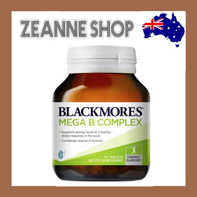 [Ready Stock EXP 04/2026] Blackmores Mega Vitamin B Complex ( 75 Tablets )( Made in Australia ...