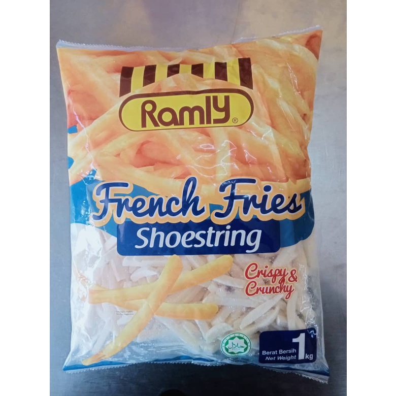 (DELIVERY KL/SELANGOR ONLY) Ramly French Fries/ Crinkle Cut/ Shoestring ...