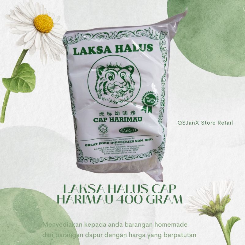 🔥 Laksa Halus Cap Harimau 400g Ready Stock 100% Halal Pilihan Ramai 🔥 | Shopee Malaysia