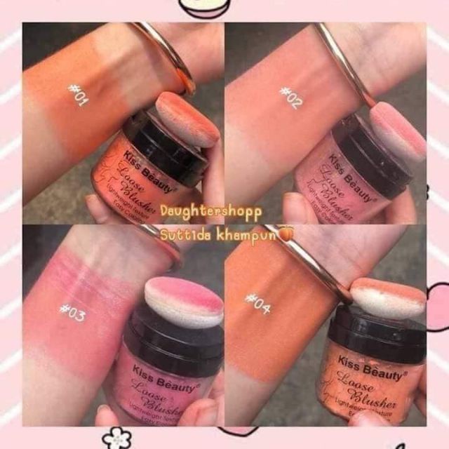 New kiss beauty loose blusher | Shopee Malaysia