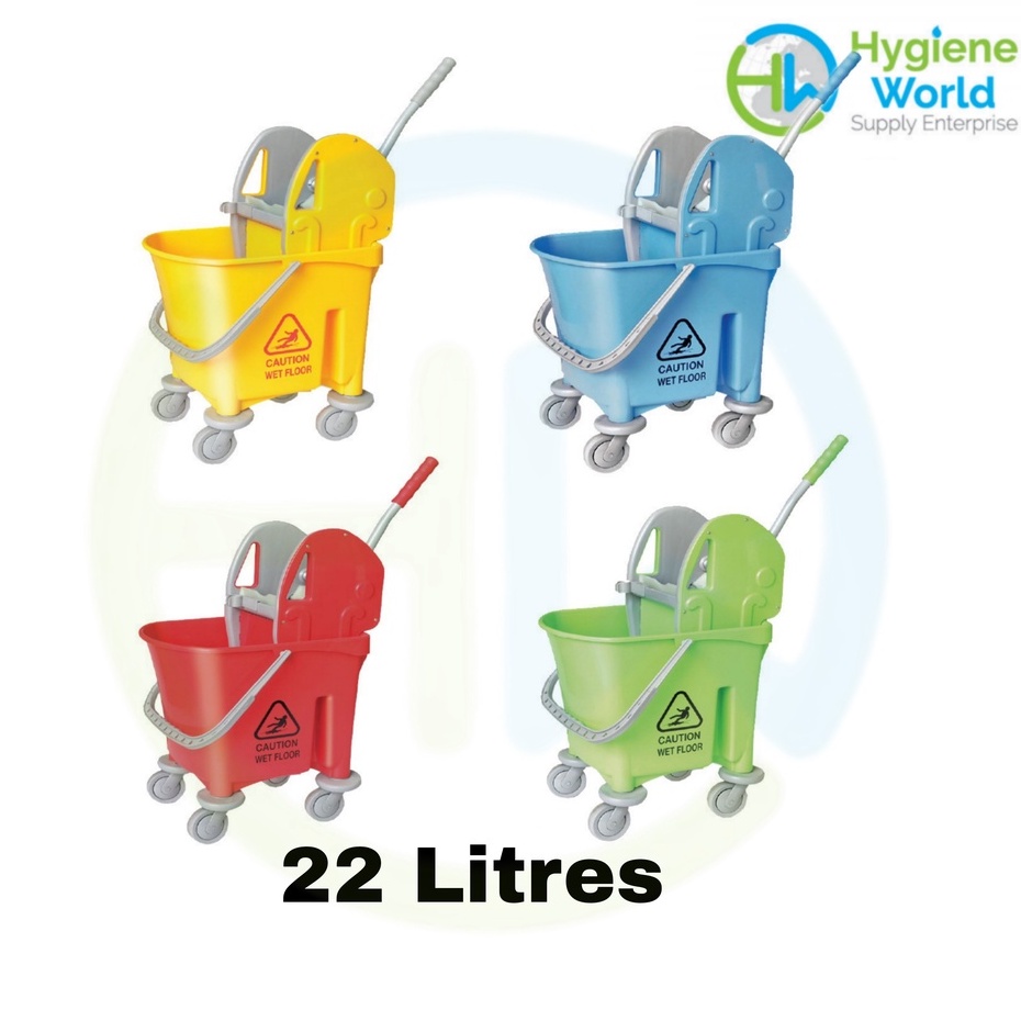 Single Mop Bucket 22Litres Down Press AZ1032 / FOR HOSPITAL / CLEANING ...