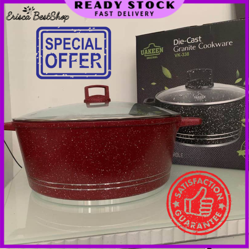 Periuk Vaken Uakeen Periuk Rendang Periuk Batu Granite Induction ...
