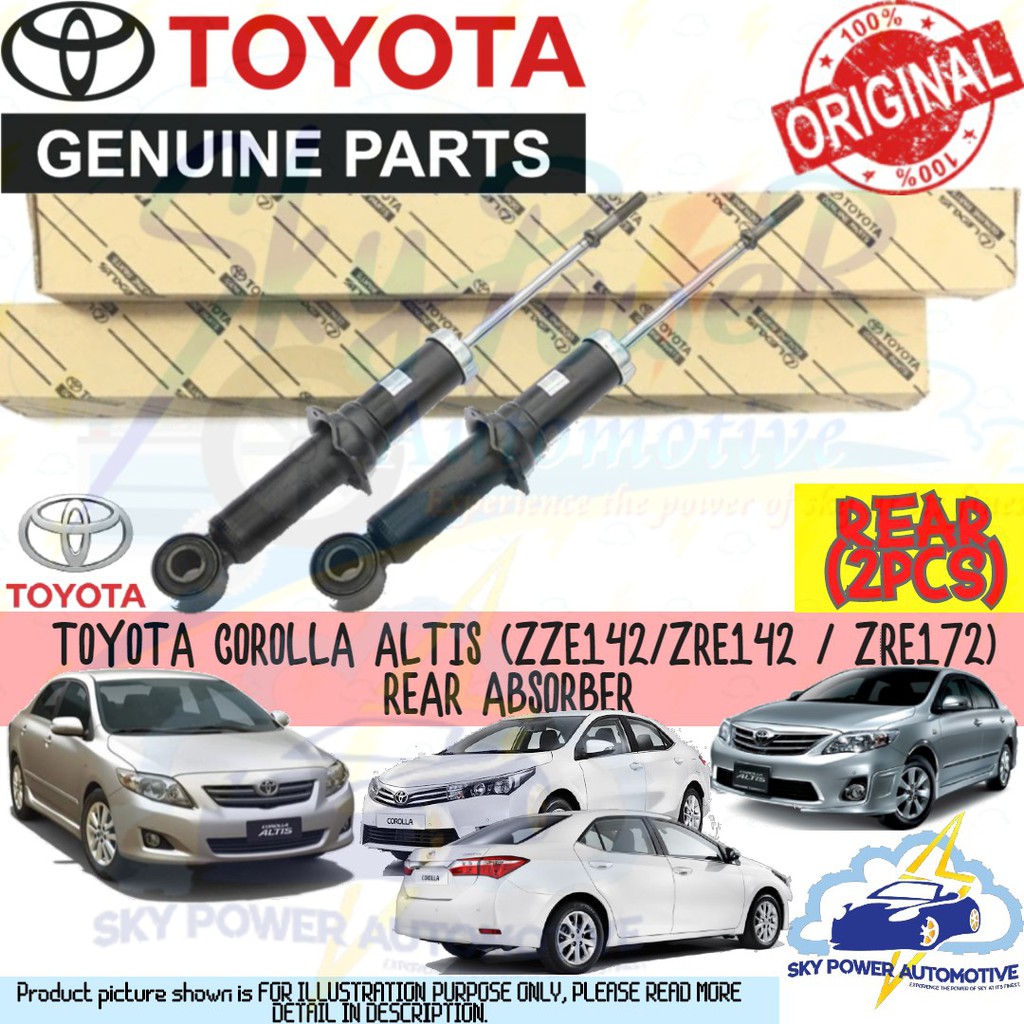 TOYOTA COROLLA ALTIS ZZE142/ZRE142/ZRE172 (2008-2013) 100% ORIGINAL ...