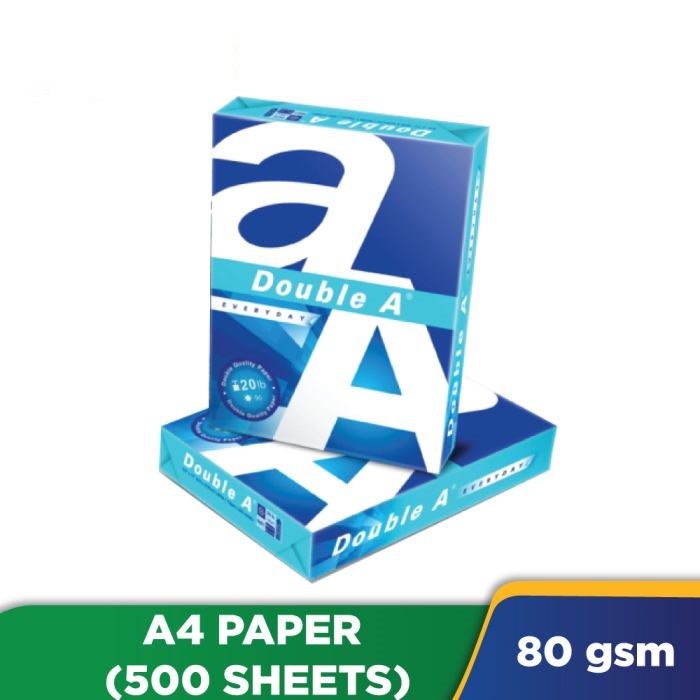 Double A A4 Paper 80gsm (1 Ream X 500 Sheets) (D) | Shopee Malaysia