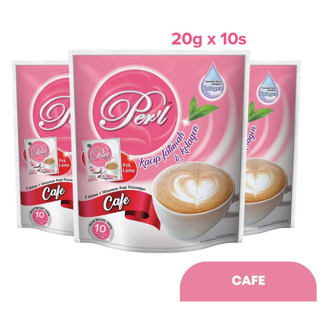 Perl Kacip Fatimah Kolagen Cafe 20g x 10s/20g x 20s (free Tas Tangan ...