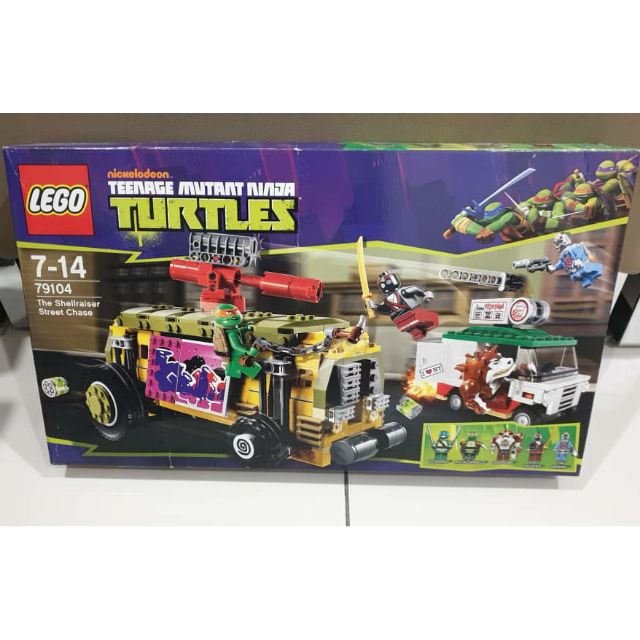 LEGO 79104 TEENAGE MUTANT NINJA TURTLES The Shell raiser Street Chase ...