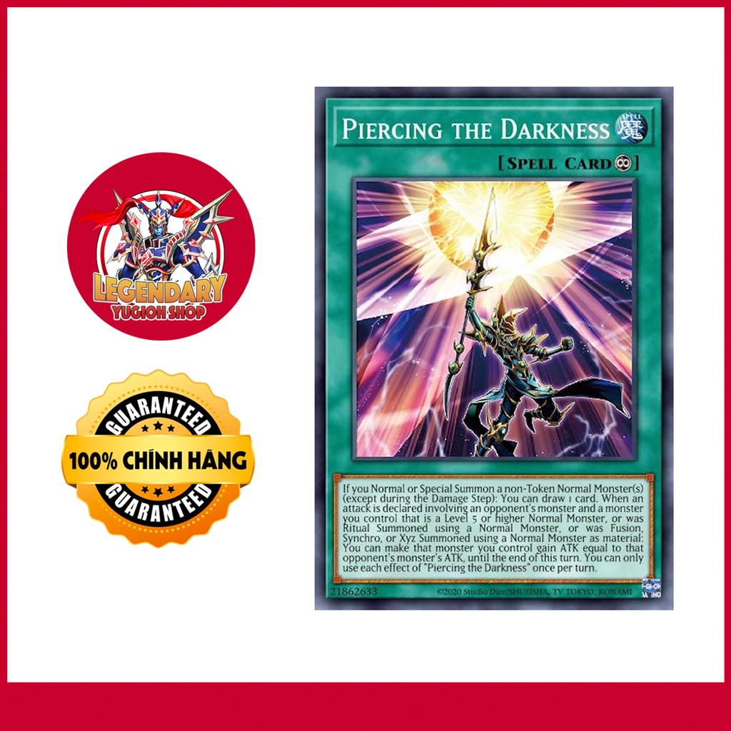 [Original Yugioh Card] Piercing The Darkness | Shopee Malaysia