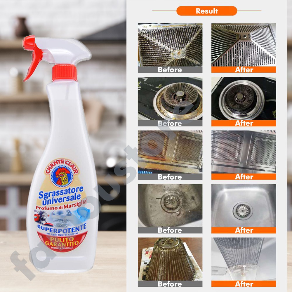 Chanteclair Sgrassatore All-Purpose Degreaser Marsiglia, 625 ml - Made ...