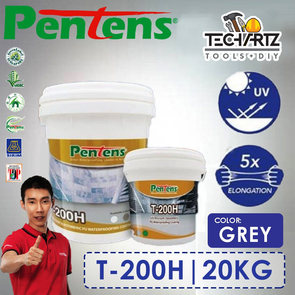 PENTENS T-200H 20KG WATER PROOFING UV RESISTANT ELASTOMERIC PU ...