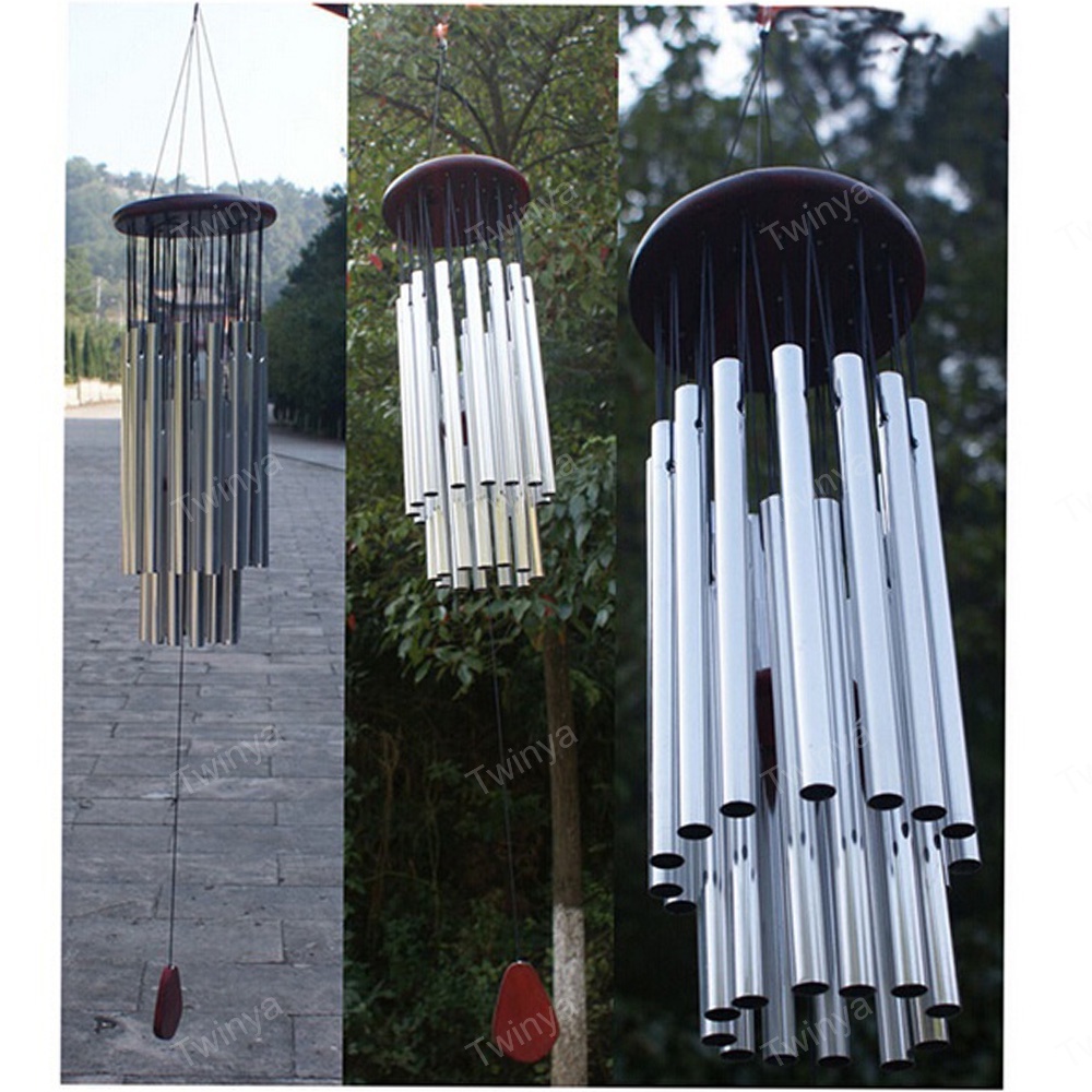Metal Wind Chimes 6 12 18 Tubes European Style Crisp Multi Tube Chime ...